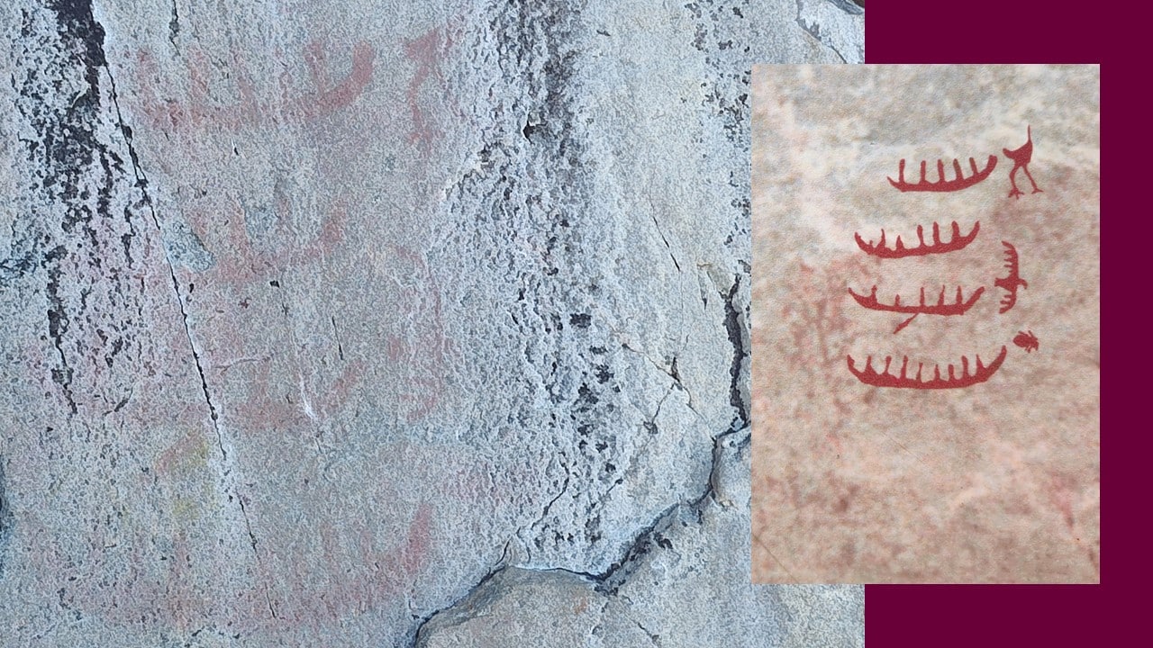 Great Lakes Pictographs - Agawa Rock – The Restless Viking