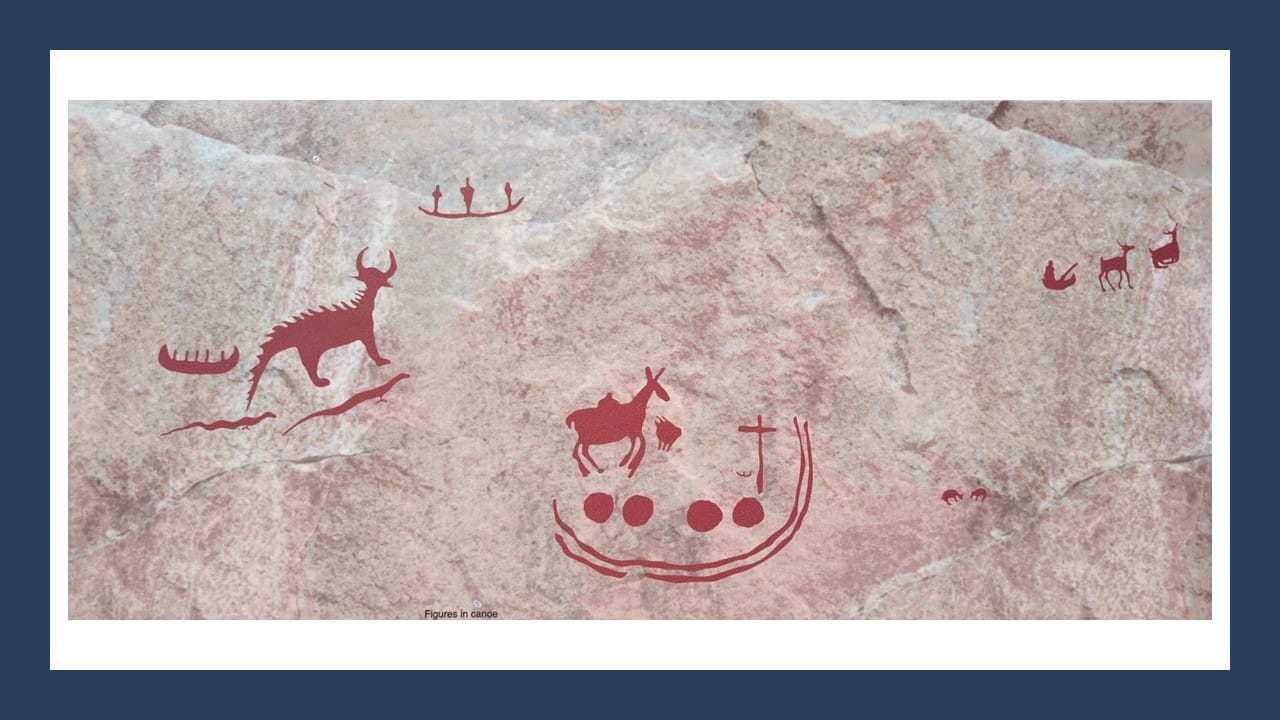 Great Lakes Pictographs - Agawa Rock – The Restless Viking